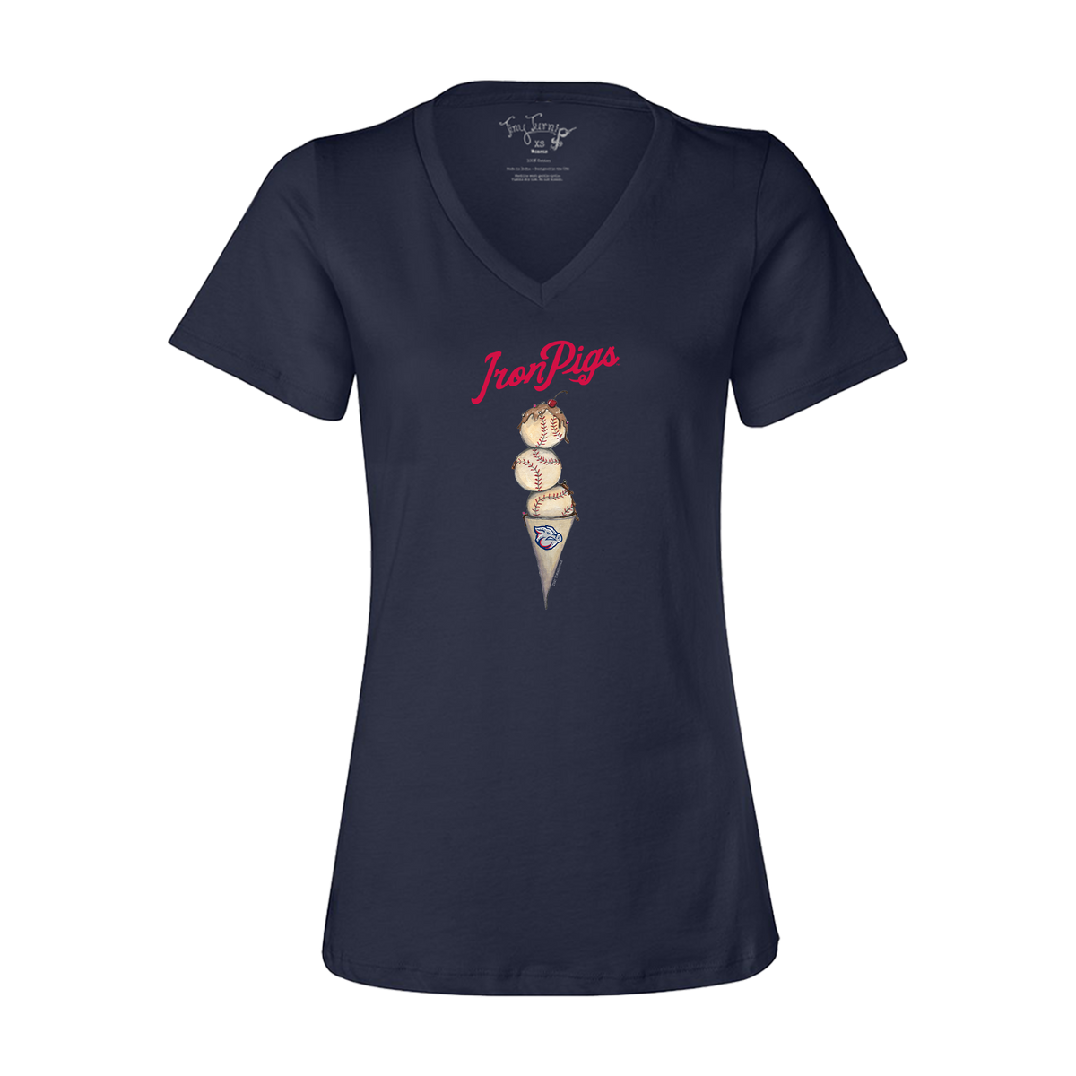 Lehigh Valley IronPigs Tiny Turnip Ice Cream Tee – Lehigh Valley ...