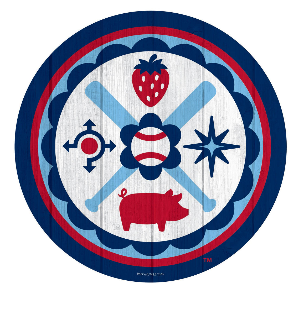 Lehigh Valley IronPigs Wooden Hex Sign – Lehigh Valley IronPigs ...